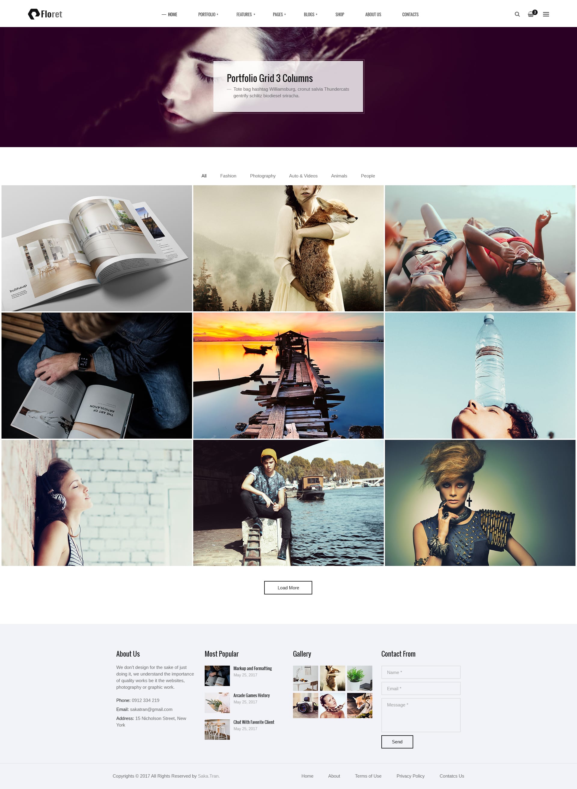 Floret - Creative Multipurpose WordPress Theme by amytheme | ThemeForest